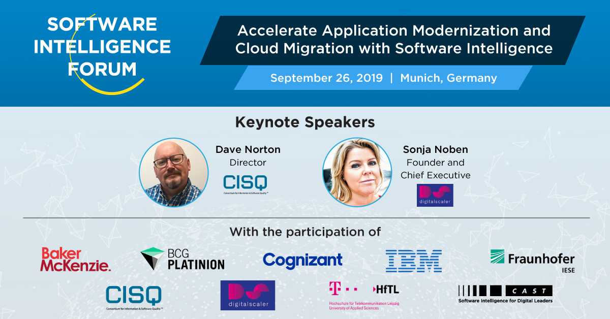 Software Intelligence Forum | Accelerate Application Modernization and Cloud Migration | CAST ...